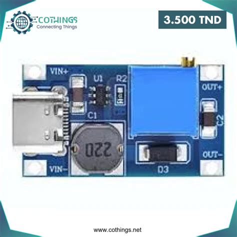 Module Dalimentation élévateur Dc Dc Max Mt3608 Type C Cothings