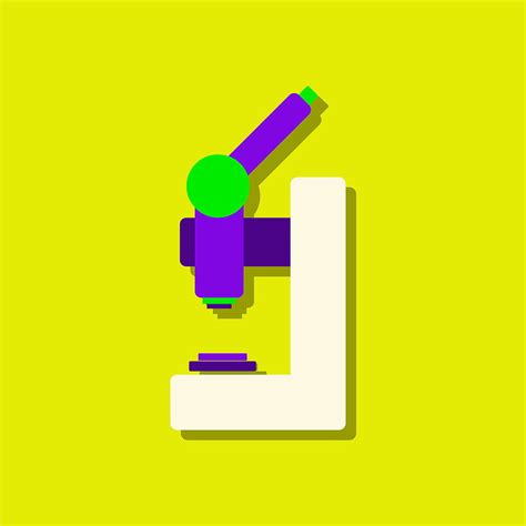 플랫 아이콘 디자인 컬렉션 실험실 현미경 벡터 Eps Ai Uidownload