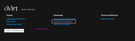 Configuring Ovirt Rhev Manager Certificate Security On Browser