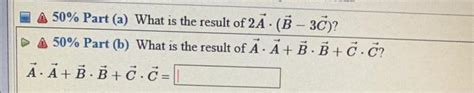 Solved 11 Problem 5 Consider Three Vectors