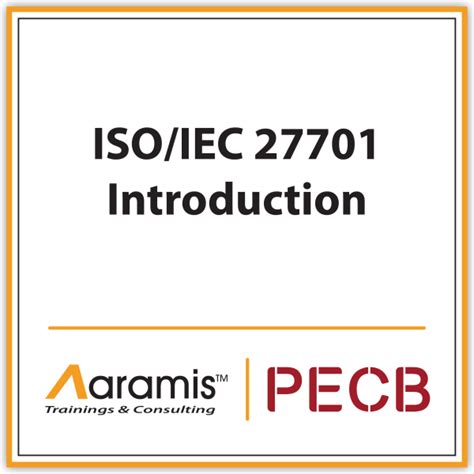 ISO IEC Introduction Self Study English AramisTraining Consulting