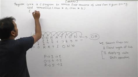 Program To Remove First Occurence Of Word In A Given Stringprogram To