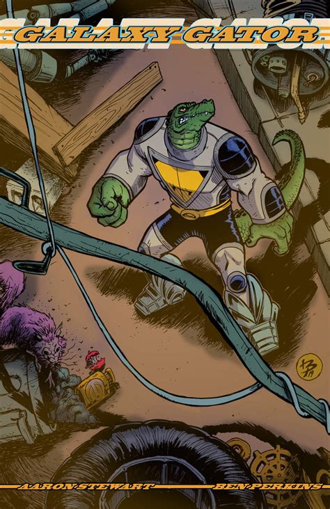 Galaxy Gator Issue 6 Promo Image By Brattyben On Deviantart