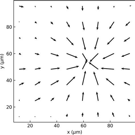 A Time Averaged Velocity Field Around A Rep Trap Created In A