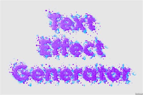 Text Effect Generator 文字効果、ロゴデザイン 書体