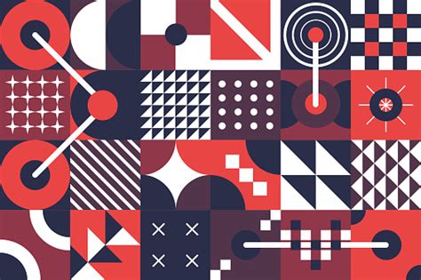 다채로운 기하학적 포스터 미니멀리스트 아트 워크 템플릿 브로셔 웹 배너에 대한 간단한 모양 벡터 일러스트 레이 션 0명에 대한 스톡 벡터 아트 및 기타 이미지 Istock