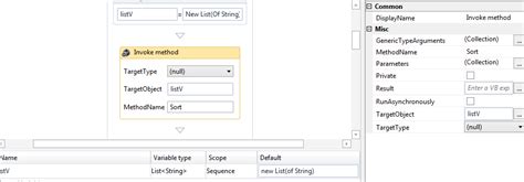 How To Use Methods Insert Sort AddRange Contains Remove For List Variable Help UiPath