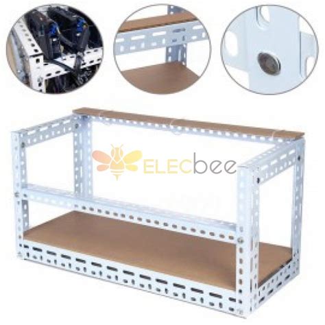 Elecbee Open Air Mining Frame DIY Aluminum Frame Mining Rig Frame For GPU Mining Crypto