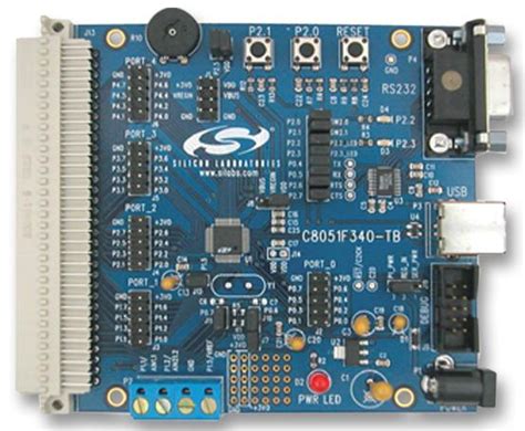 C8051F340 TB Silicon Labs Development Kit C8051F340 Target Board USB Debug Adapter