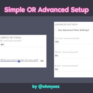 Megathon Timer Widget Subathon Donothon Countdown Timer For Twitch Streamers Bit Tracker Sub