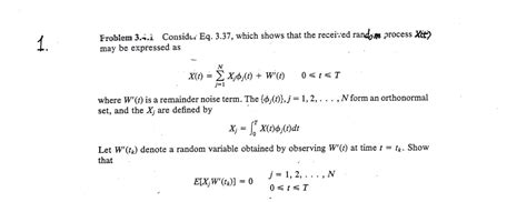 Solved Froblem 34i Considt I Eq 337 Which Shows That