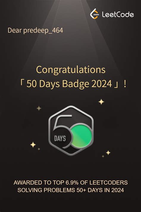 Predeepkumar U S On Linkedin Leetcode Codingjourney Continuouslearning