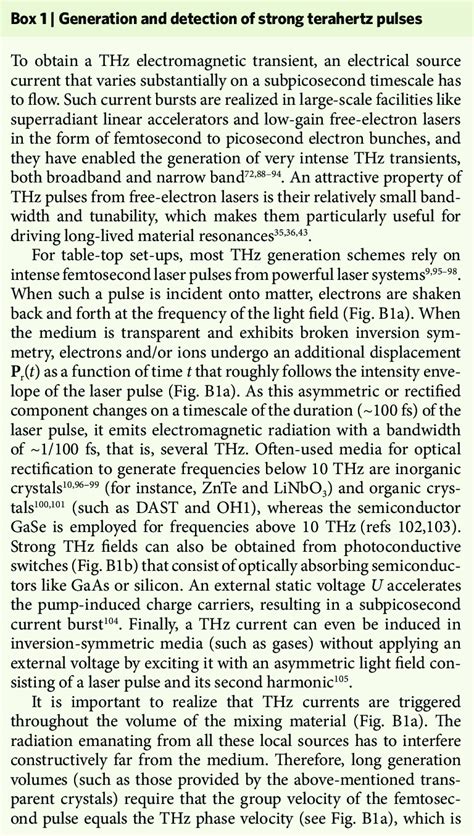 Figure B1 Optical Generation And Detection Of Thz Transients A Download Scientific Diagram