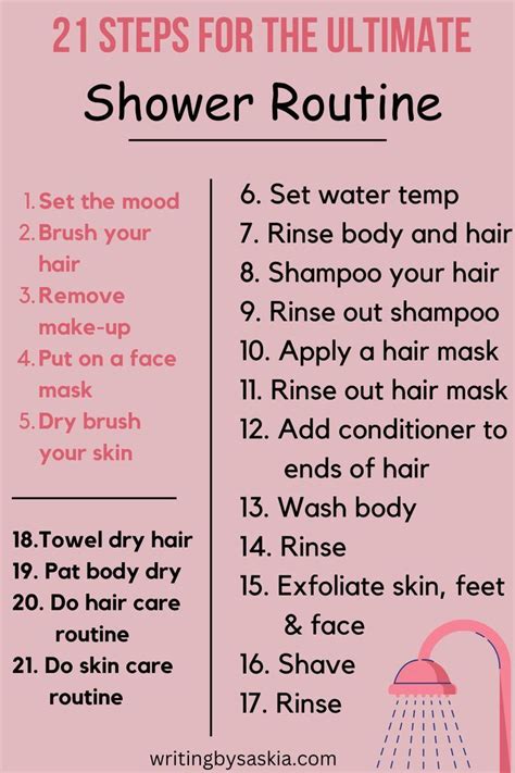 How To Have The Best Everything Shower Routine Artofit