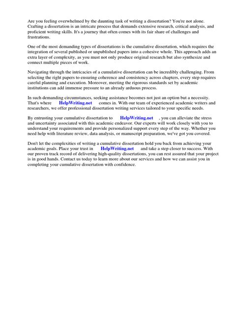 Kumulative Dissertation Jena | PDF | Science | Written Communication