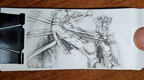 Goku Vs Hit Flipbook Dragon Ball Super Goku Uses X10 Super Saiyan