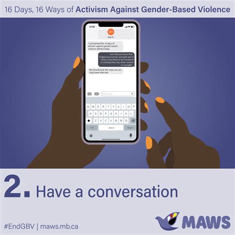 16 Days Of Activism Against Gender Based Violence Maws Campaign Launch