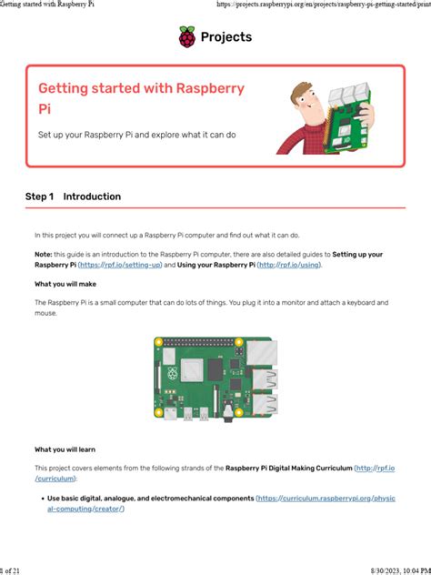 getting started with raspberry pi pdf raspberry pi computing