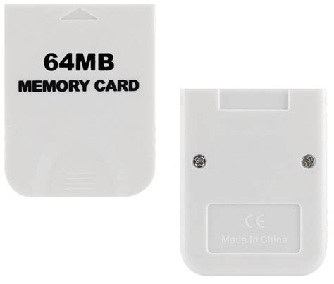 MB Memory Card Save Game Data For Nintendo Wii NGC Gamecube Console Game White MSGamesnNsupplies