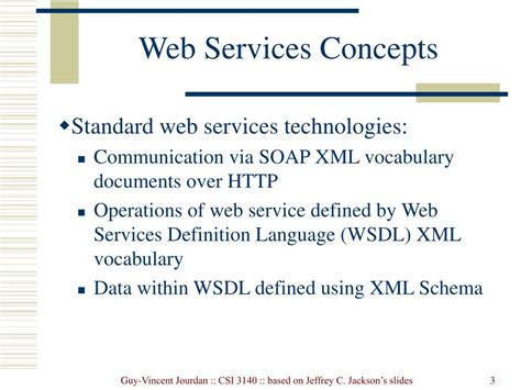 Ppt Web Services Jax Rpc Wsdl Xml Schema And Soap Powerpoint