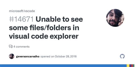 Unable To See Some Files Folders In Visual Code Explorer Issue Microsoft Vscode GitHub