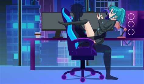 Nightgamer On Gaming Chair Fapcat