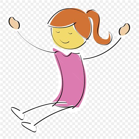 Stick Figure Girl Png