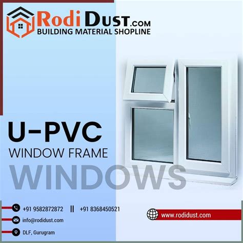 U Pvc Window Frame Pvc Windows Building Materials Window Frame