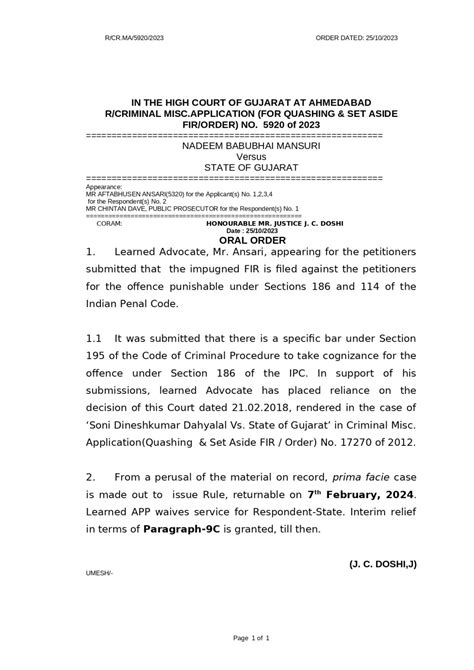 Ansari Solicitor Firm On Linkedin Orders 23rd October To 27th October 2023