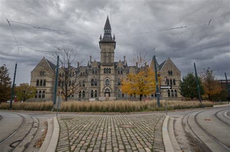 Beautiful Shot Of John H Daniels Faculty Building In The University Of Toronto Canada Stock