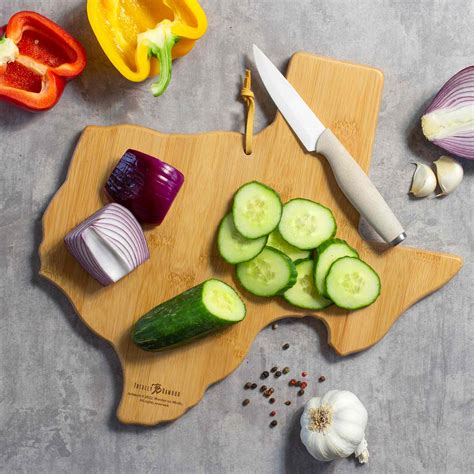 Texas Cutting Board With Artwork By Wander On Words™ Totally Bamboo