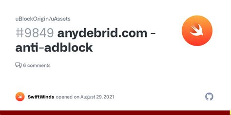 Anydebrid Anti Adblock Issue UBlockOrigin UAssets GitHub