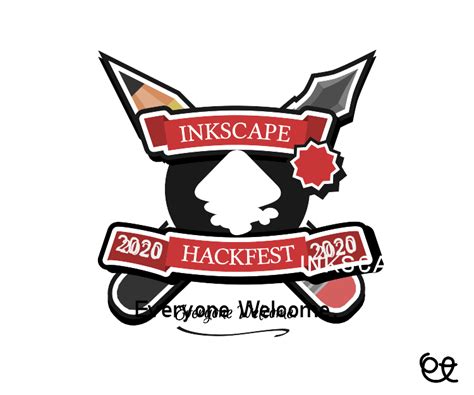 Hackfest 2020 Logo Inkspace The Inkscape Gallery Inkscape
