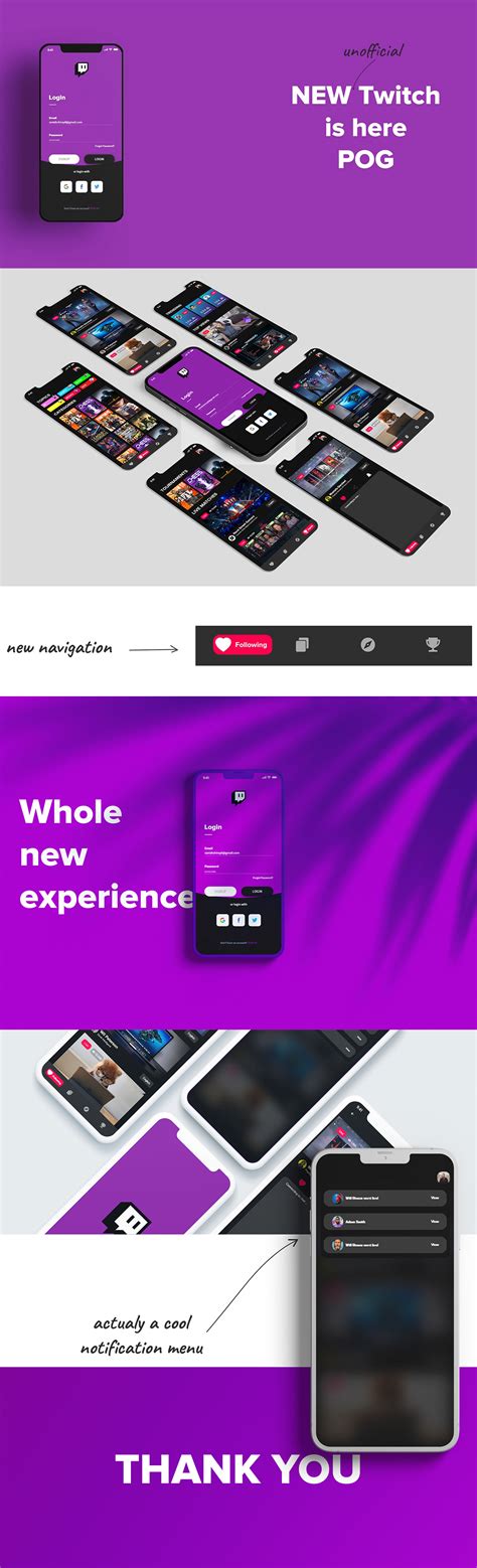 Twitch Ui Design On Behance