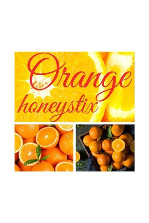 Orange Honeystix Pure Honey With A Burst Of Orange Flavor