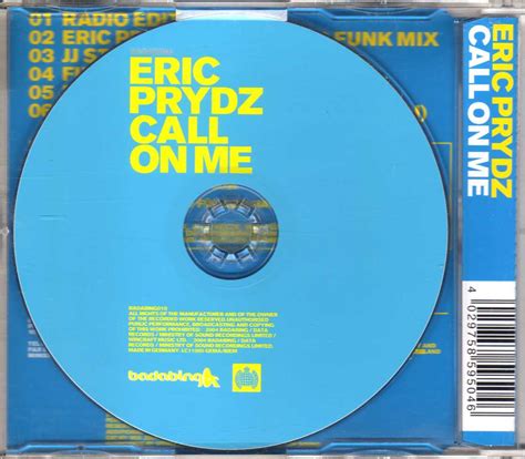 Eric Prydz Call On Me Cdm Eurodance 90 Cd Shop