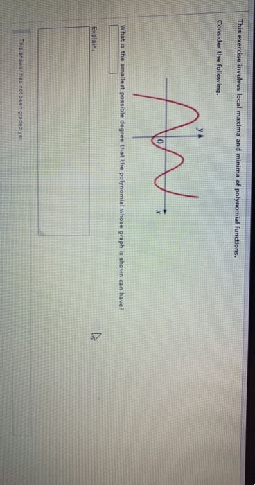 Solved This Exercise Involves Local Maxima And Minima Of Chegg