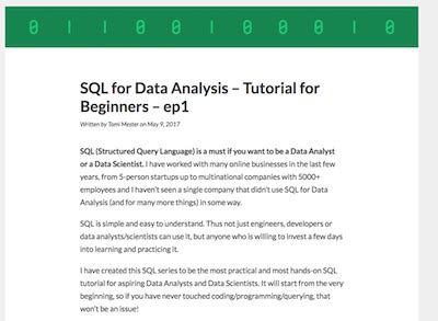 60 Best Resources For Learning SQL Database Star