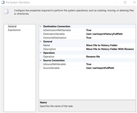 Ssis Move All The Filenames Start With Specific Word To Folder