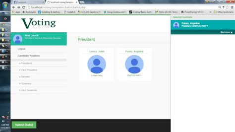 Voting System With Mobile Application Using Php Mysql And Jquery
