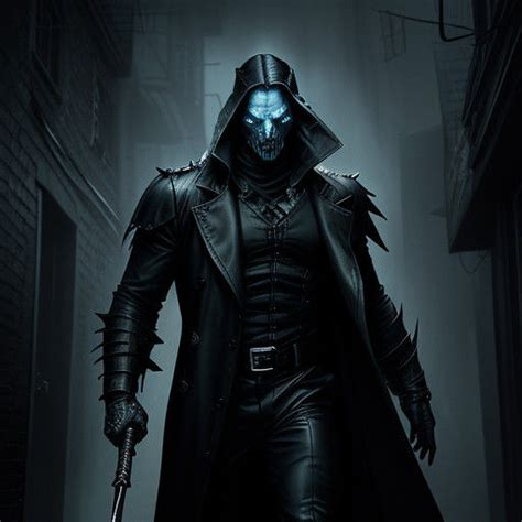 Were Cockroach Assassin Dark Fantasy Assassin In Leather T