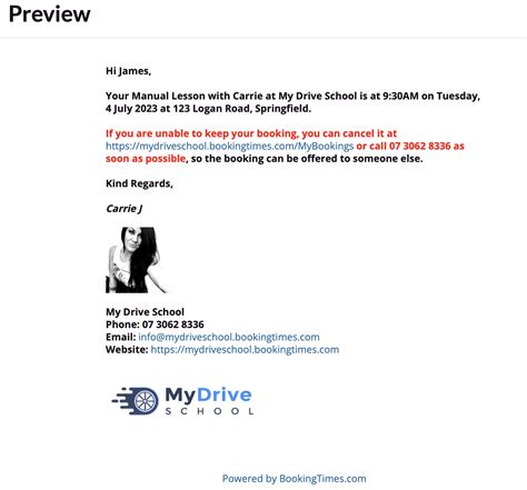 add css styling to emails and reminders