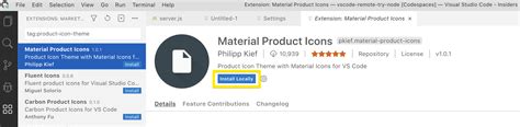 Codespaces Cannot Install Several Product Icon Themes Issue Microsoft Vscode GitHub