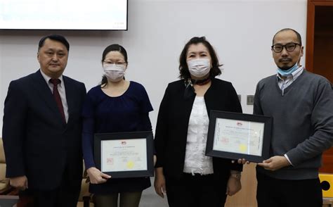 МУИС ийн гурван хөтөлбөр магадлан итгэмжлэлийн гэрчилгээгээ гардан… Монгол Улсын Их Сургууль