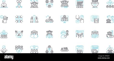 Innovation And Creativity Linear Icons Set Ingenuity Imagination Novelty Breakthrough