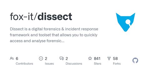 github fox it dissect dissect is a digital forensics and incident