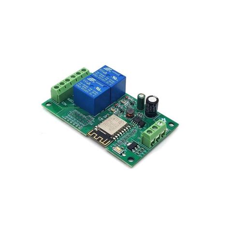 Modulo RelÉ Wifi Esp8266 Esp12f 2 Canales Iot Esp 12f 12