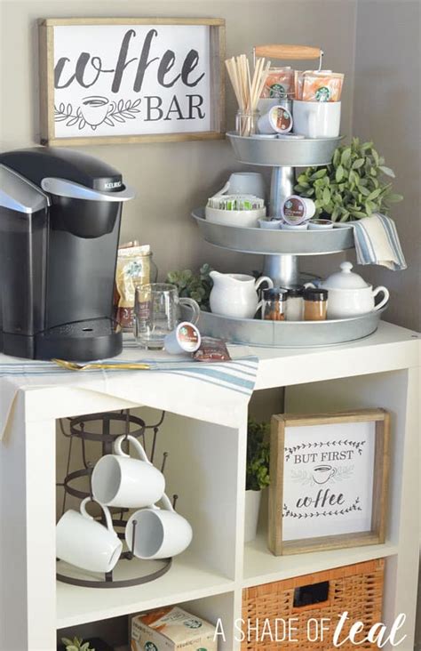 15 Coffee Bar Set Up And Organization Ideas At Home Habitat For Mom