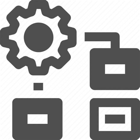 Data Flow Organize Procedure Schema Structure Icon Download On