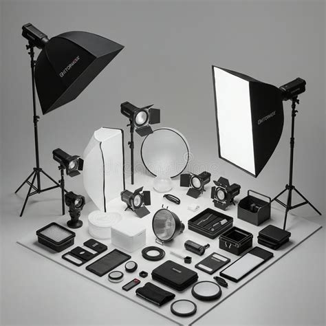 Professional Photography Kit Stock Illustrations 25524 Professional